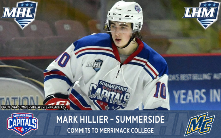 Hillier to attend Merrimack College | Maritime Junior Hockey League
