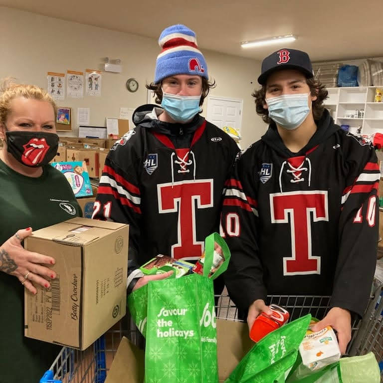 Bearcats on hand to help Colchester Food Bank Food Drive | Maritime ...
