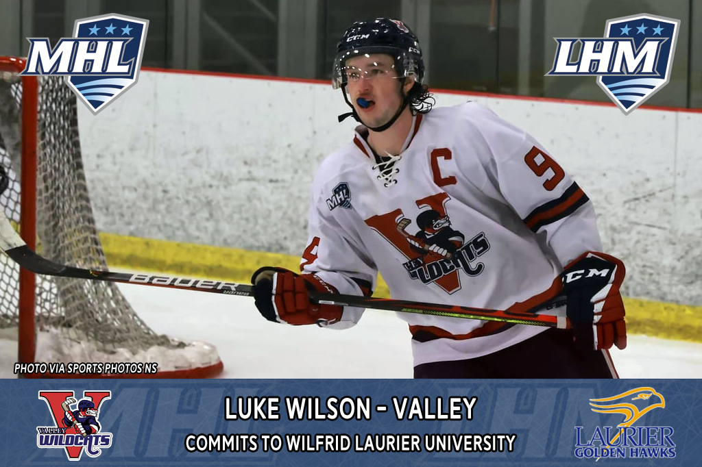 Wilson commits to Wilfrid Laurier University | Maritime Junior Hockey ...