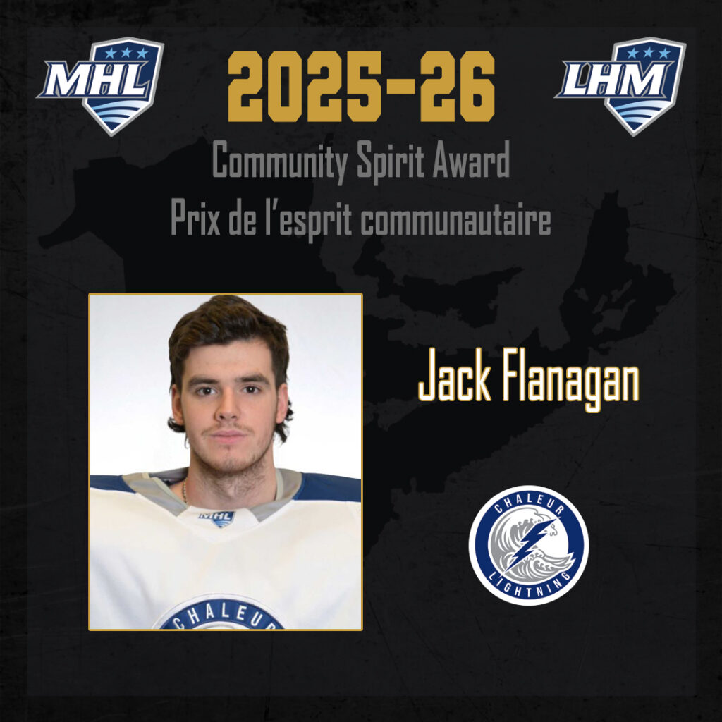 Lightning’s Jack Flanagan wins 2025-26 MHL Community Spirit Award ...